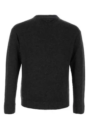 Prada Charcoal Cashmere Blend Sweater