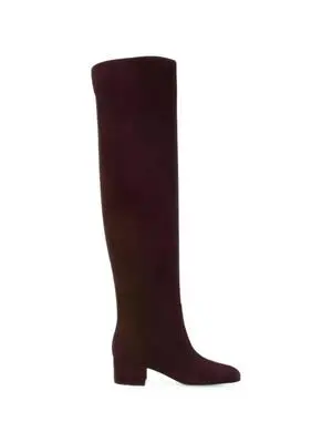 GIANVITO ROSSI Glen Cuissard Suede Boots