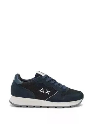 SUN 68 Big Ally Glitter-panelled Sneakers