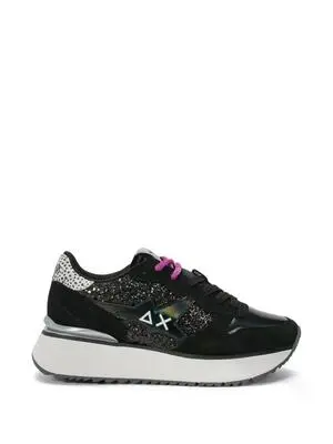 SUN 68 Ally Glitter-detail Platform Sneakers