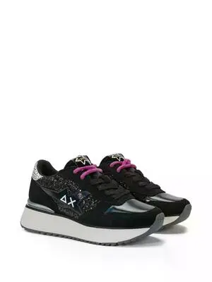 SUN 68 Ally Glitter-detail Platform Sneakers