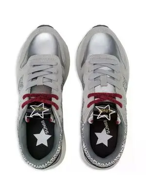 SUN 68 Ally Glitter Metallic-effect Sneakers