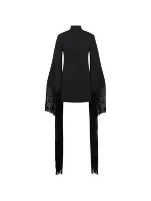 TALLER MARMO Dragon Fringe-trimmed Mini Dress