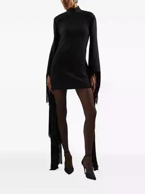TALLER MARMO Dragon Fringe-trimmed Mini Dress
