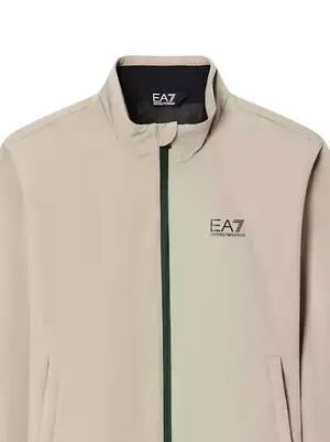 EA7 Logo-print Zip-up Jacket