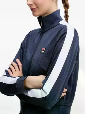 FILA Lorce Striped Zip-up Sweatshirt