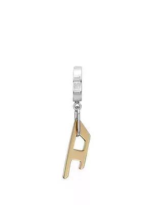 DIESEL® D-logo Pendant Earrings - Silver