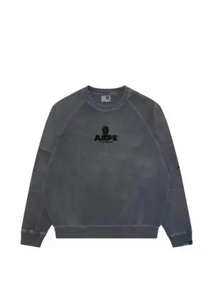 AAPE BY *A BATHING APE Logo-appliqué Raglan-sleeve Sweatshirt