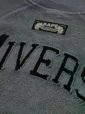 AAPE BY *A BATHING APE Logo-appliqué Raglan-sleeve Sweatshirt