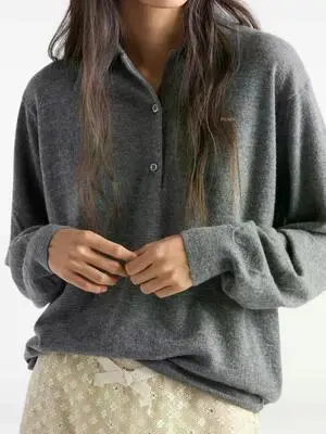 Prada Cashmere Polo Sweater