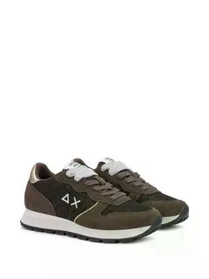 SUN 68 Ally Glitter Suede Sneakers