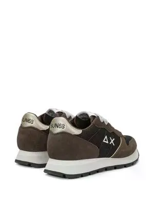 SUN 68 Ally Glitter Suede Sneakers