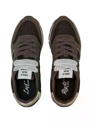 SUN 68 Ally Glitter Suede Sneakers
