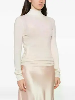 Fabiana Filippi Sequin-embellished Roll-neck Sweater