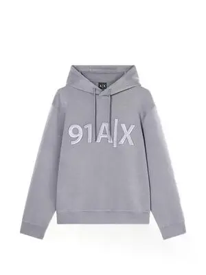 Armani Exchange Logo-appliqué Hoodie