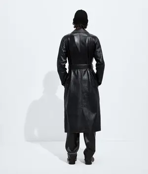 Bottega Veneta Weathered Leather Coat