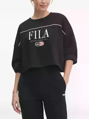 FILA Lewistown Cropped Sweatshirt - Black