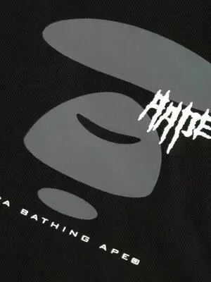 AAPE BY *A BATHING APE Moonface-print Zip-up Hoodie