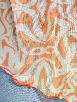 Desigual Ruffled Printed Blouse
