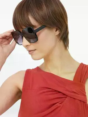 Dkny Twist-detail Sleeveless Top - Red