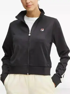 FILA Zip-up Logo-patch Sweatshirt - Black