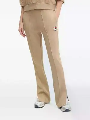 FILA Logo Patch Flared Trousers