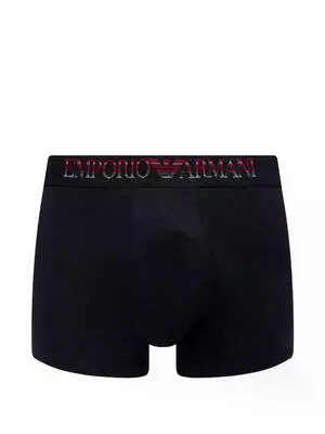 Emporio Armani Logo-waistband Boxers - Red