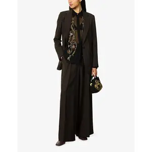 Dries Van Noten Blanchet Tonal-stripe Woven Blazer
