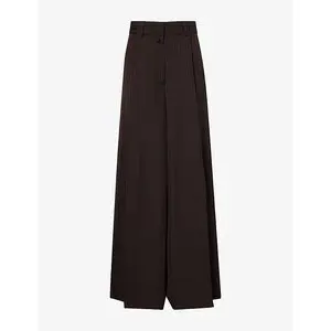 Dries Van Noten Podium Wide-leg Woven Trousers