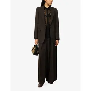 Dries Van Noten Podium Wide-leg Woven Trousers