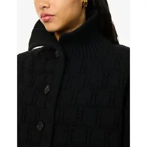 Dries Van Noten Terino Textured Wool-and-cashmere Cardigan