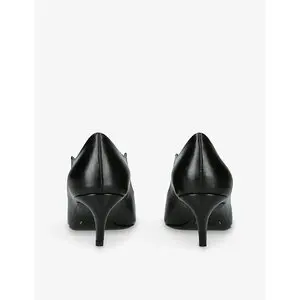 Khaite Valerie 55 Leather Heeled Courts