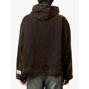BRAIN DEAD Fireman Hooded Denim Jacket