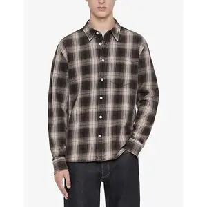 ALLSAINTS Wrent Checked Long-sleeve Cotton Shirt