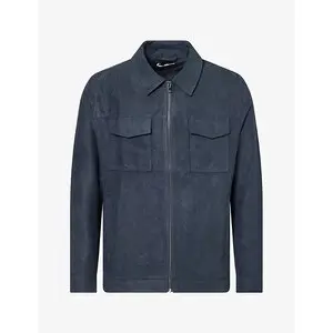 ARNE Slim-fit Faux Suede Jacket