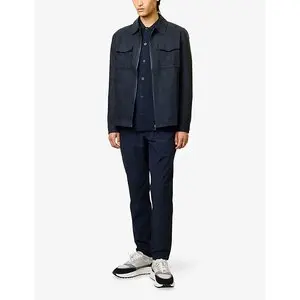 ARNE Slim-fit Faux Suede Jacket