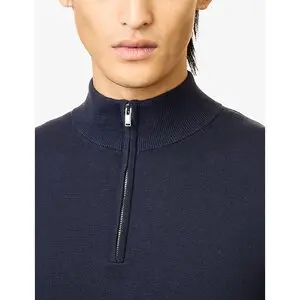 ARNE Half-zip Cotton Knit Jumper Xxl