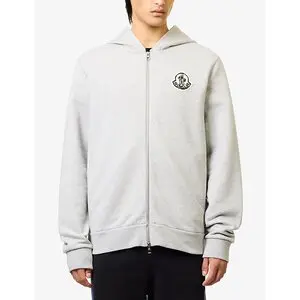 Moncler Artist Badge Zip Jersey Hoody