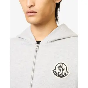 Moncler Artist Badge Zip Jersey Hoody