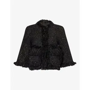 Sacai Tweed Wool-blend Jacket