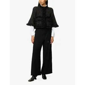 Sacai Tweed Wool-blend Jacket