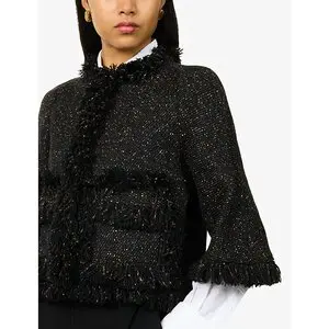 Sacai Tweed Wool-blend Jacket