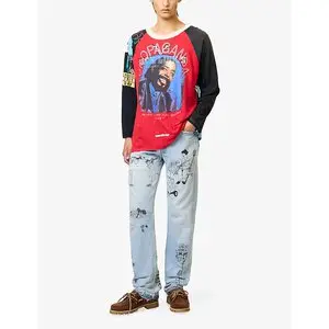 BETTER WITH AGE Gene Drawing-graphic Denim Jeans