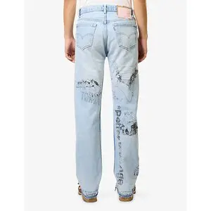 BETTER WITH AGE Gene Drawing-graphic Denim Jeans