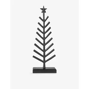 VILLEROY & BOCH Christmas Chic Tree Aluminium And Wood Ornament - Black
