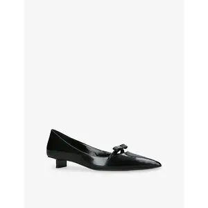Pierre Hardy Delphine Patent Leather Kitten Heeled Courts