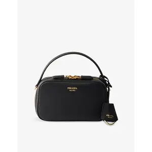 Prada Odette Mini Leather Top-handle Bag