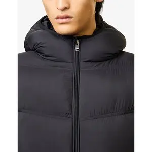 ARNE Chevron Hooded Nylon Puffer Jacket