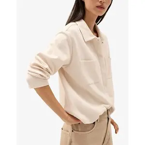 THE WHITE COMPANY Patch-pocket Cotton-blend Shirt