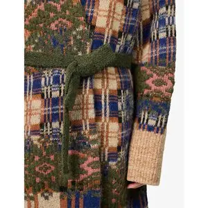 Dries Van Noten Telos Long Wool-blend Cardigan